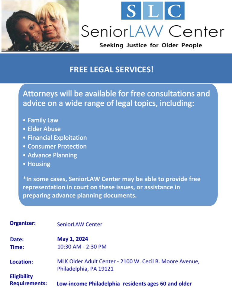 FREE LEGAL SERVICES! - SeniorLAW Center